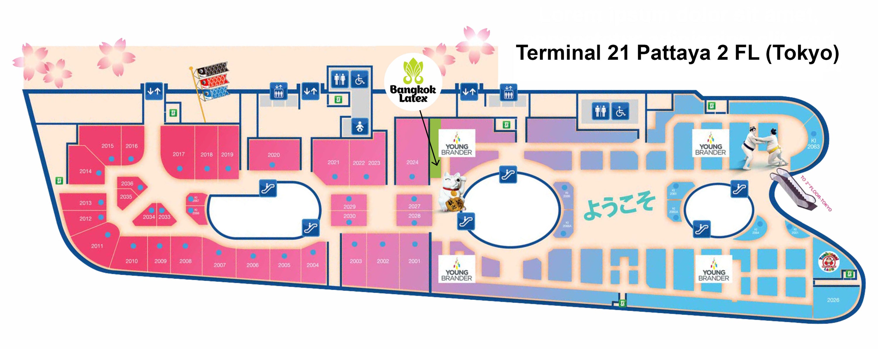 Pattaya Terminal 21 2FL – Bangkok Latex